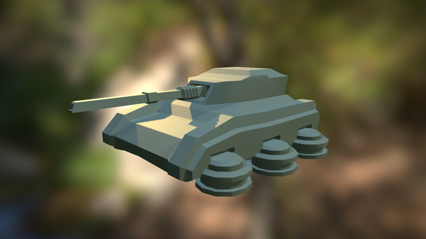 HoverTank V1 - 3D model by joodoo [9d77f69] - Sketchfab