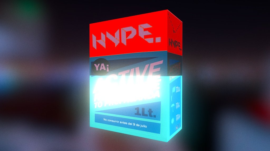 Hype.® Packaging - 3D model by hypedisenio [9d78625] - Sketchfab