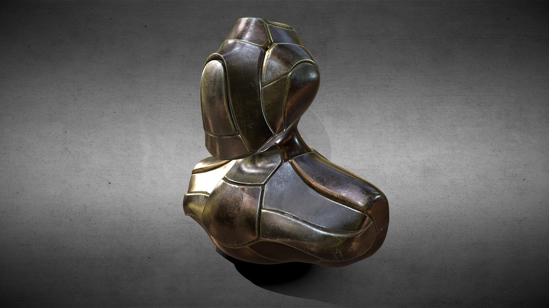 Simple Armor Bust - Download Free 3D model by mgfxer [9d787b6] - Sketchfab