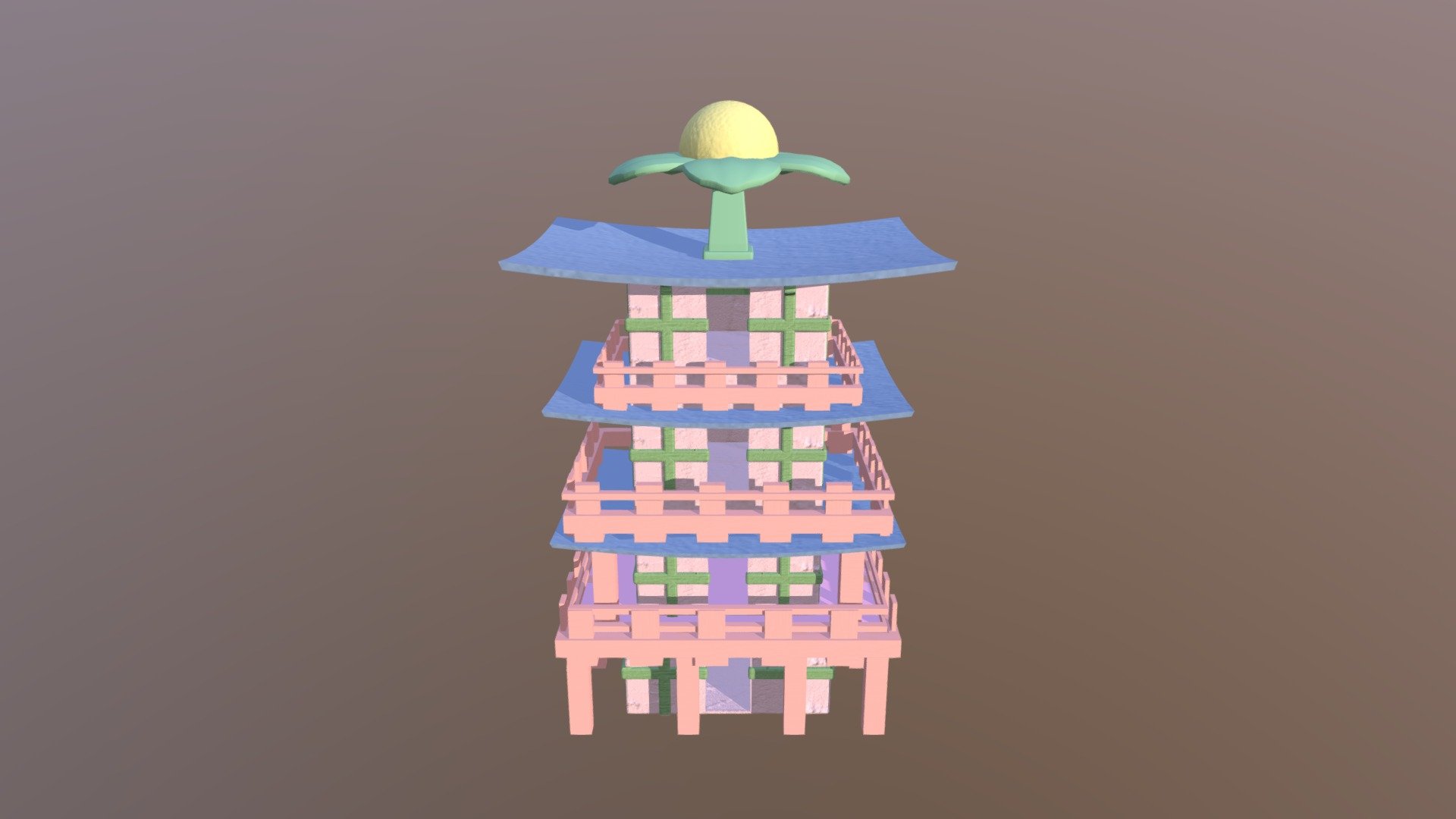 Lotus Building - 3D model by Kelly (@kellytang) [9d7996c] - Sketchfab