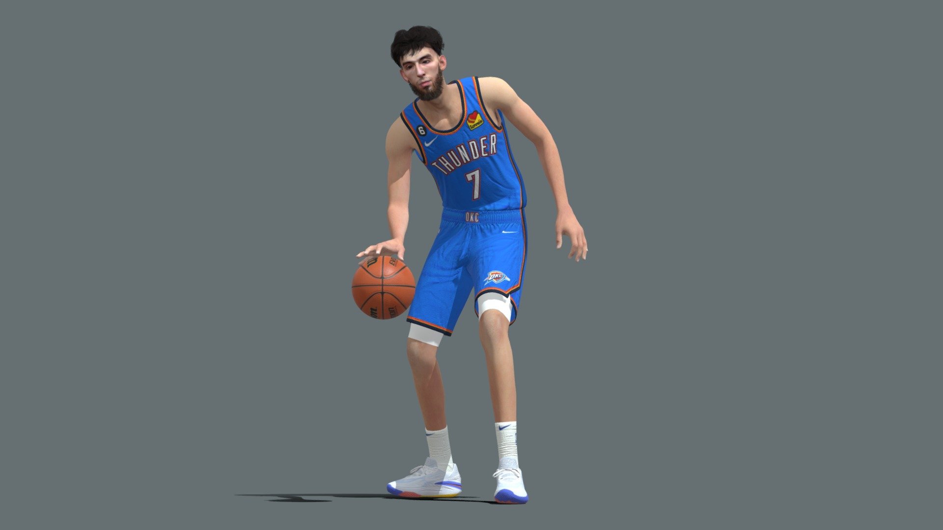 Chet Holmgren Oklahoma City Thunder NBA - 3D model by 3dpassion.net ...