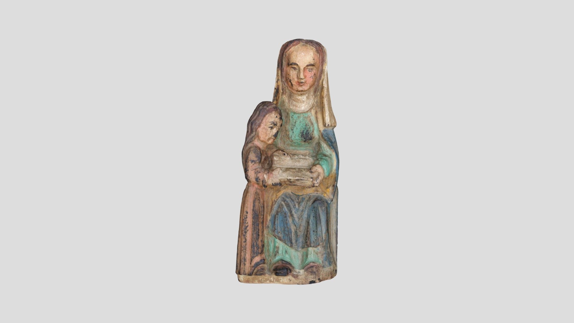 Sainte- Anne Polychrome - 3D model by Association Job de Locronan ...