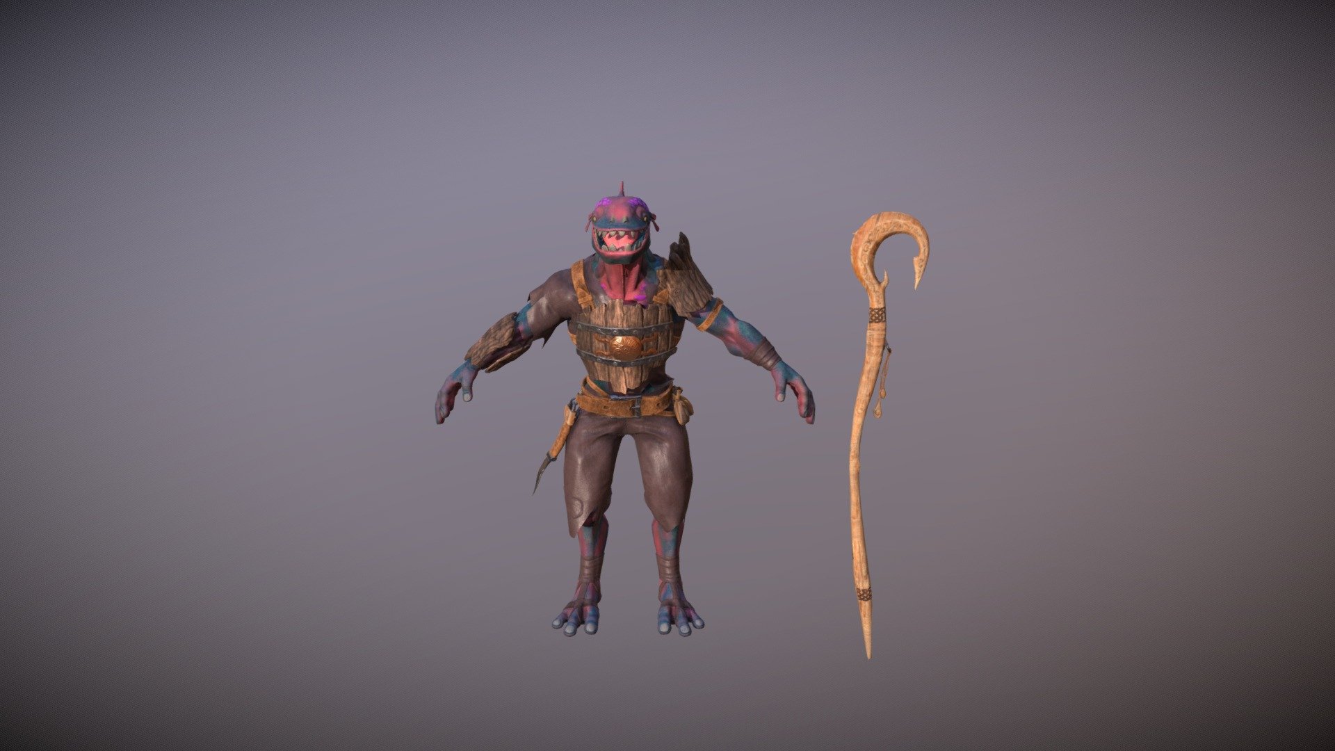 Lizardman - 3D model by whitebengaltiger (@blackpanthaartist) [9d7b59a ...