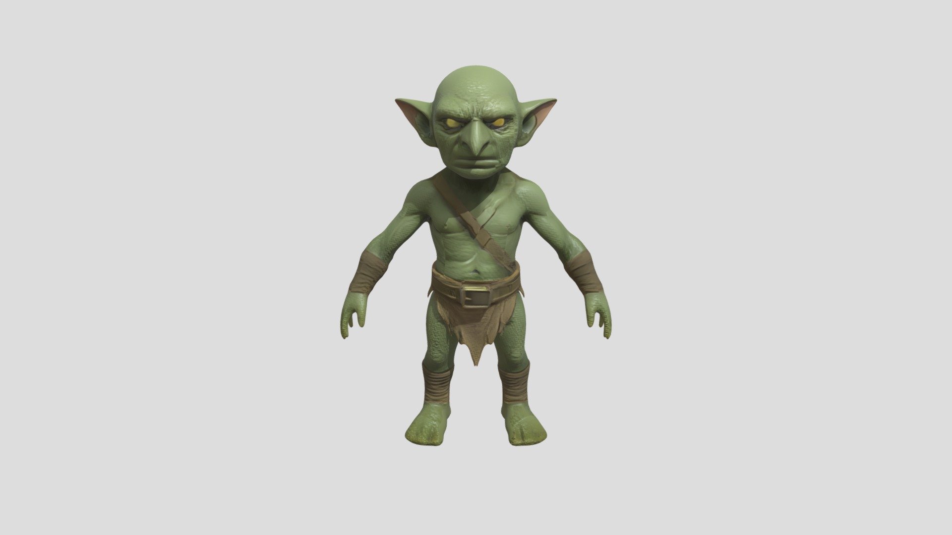 fantasy goblin character - 3D model by itsluyggi [9d7ebcd] - Sketchfab
