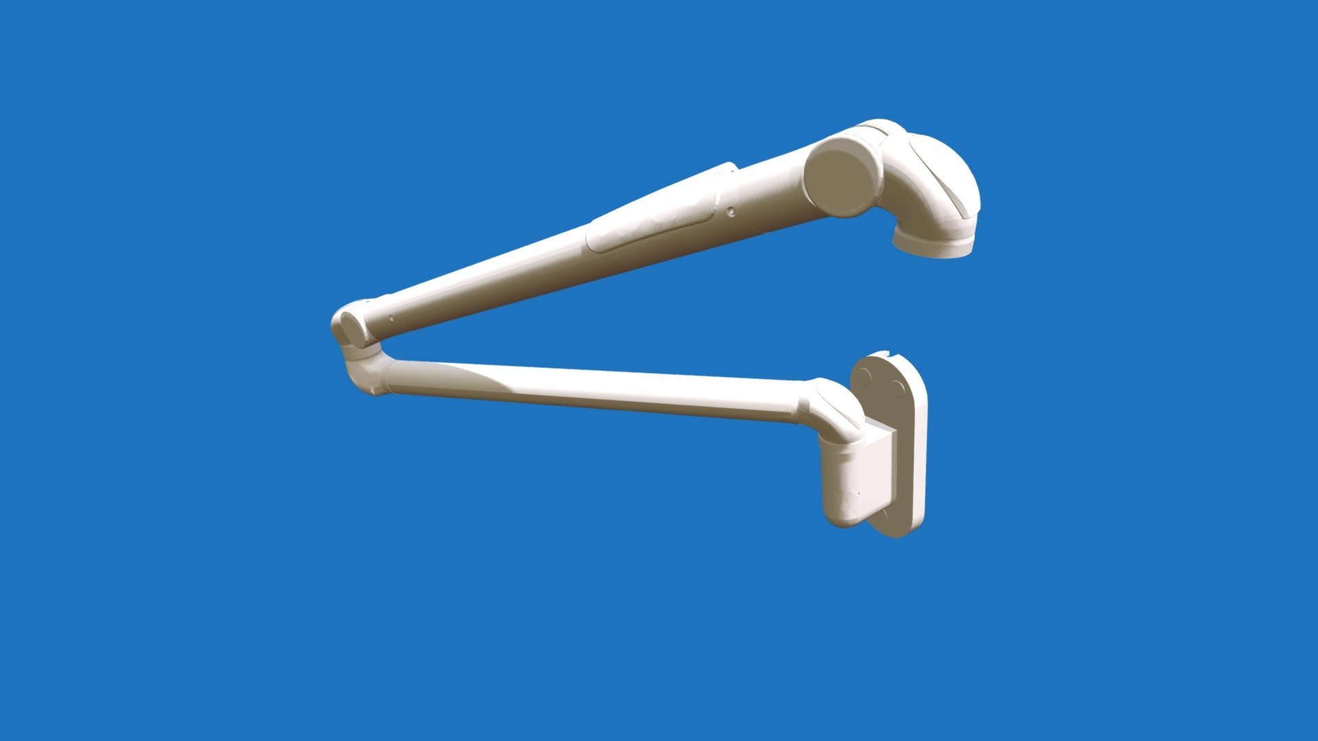 Braccio articolato standard-STD articulated arm - 3D model by B&D ...