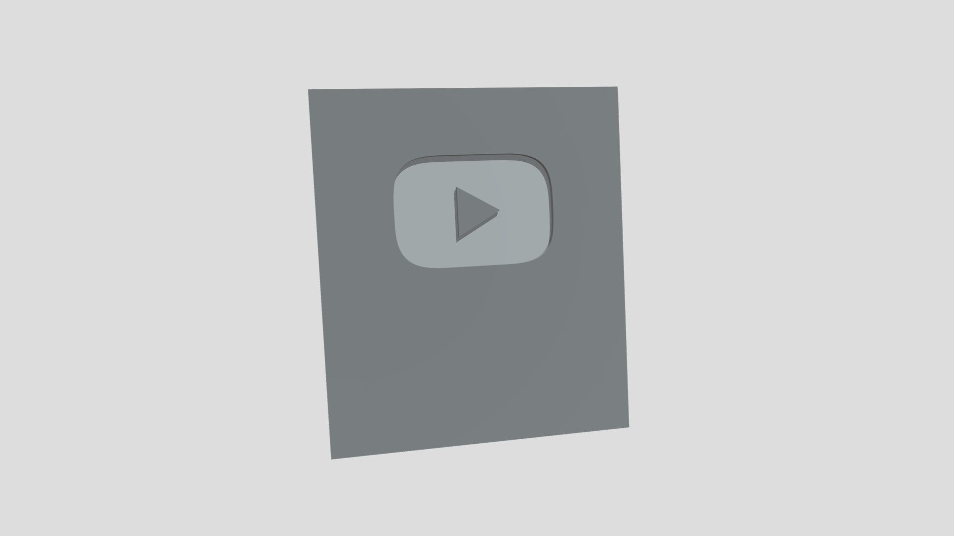 YouTube Creator Awards - Download Free 3D model by abc-m55 [9d83d1d] - Sketchfab