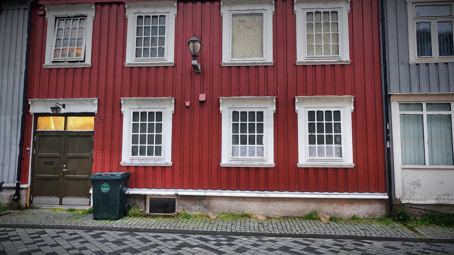 Trondheim, Center, Red house - Download Free 3D model by zhenkoest ...