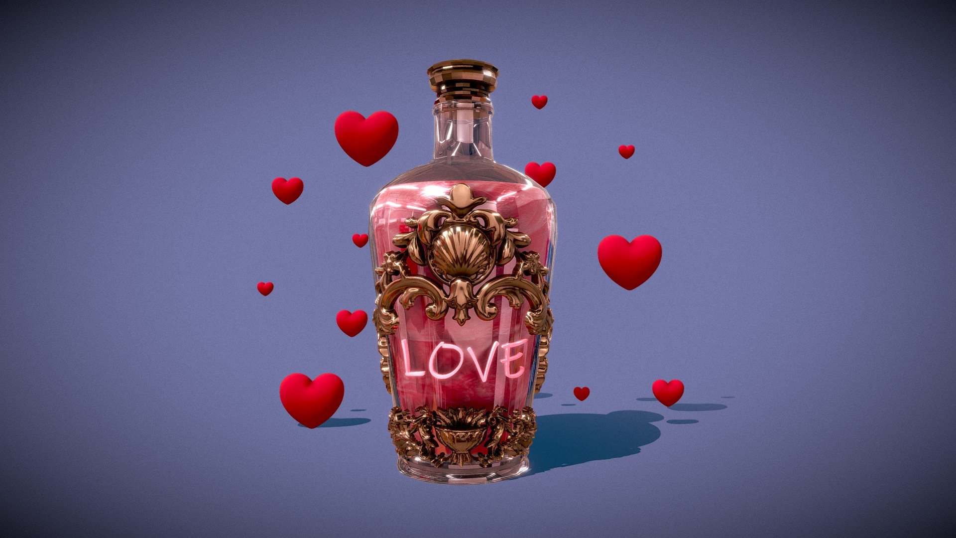 Love Potion - Buy Royalty Free 3D model by arloopa [9d848a4] - Sketchfab Store