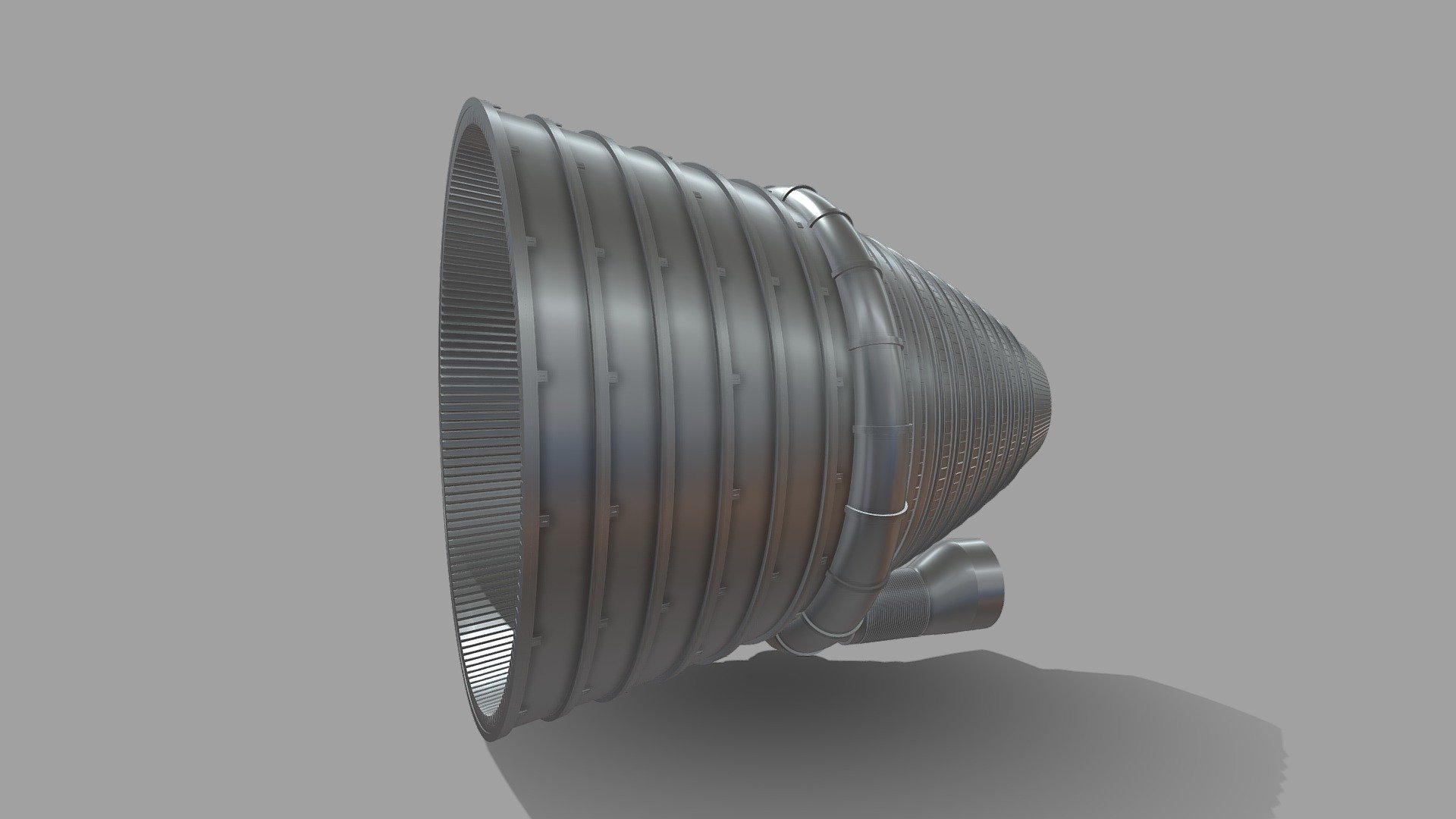 F1 Rocketdyne Engine - Download Free 3D model by Rowen Halpern ...