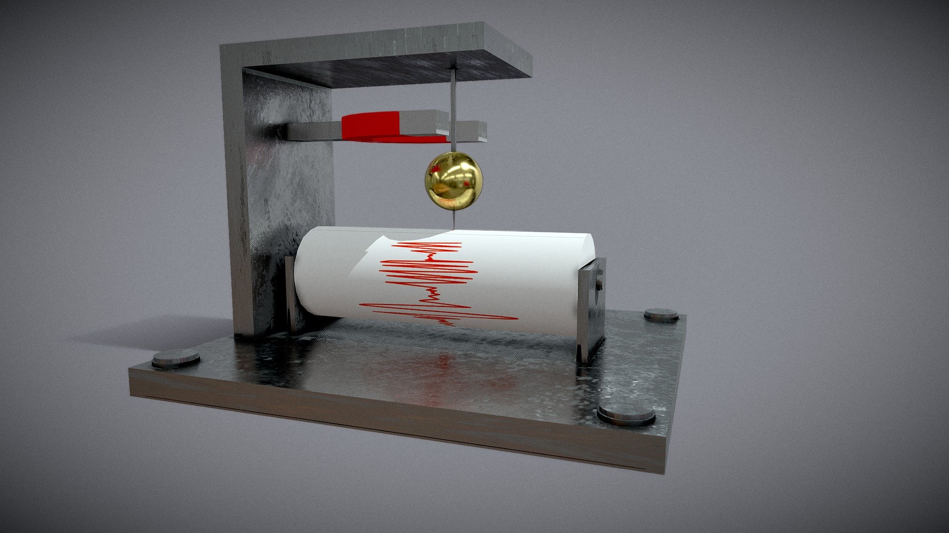 Seismograph - 3D model by arloopa [9d85222] - Sketchfab