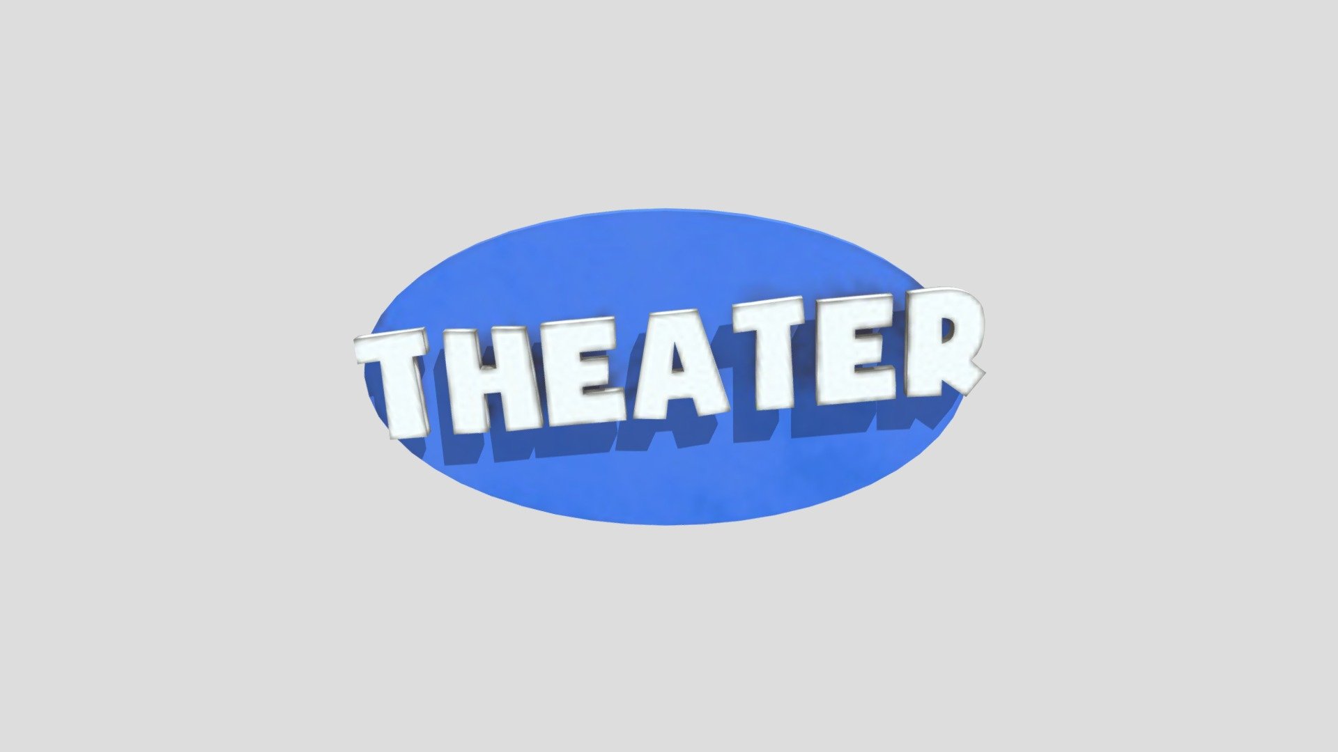 Theater sign - 3D model by petecartwright [9d85b89] - Sketchfab