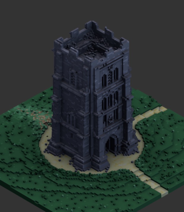 Glastonbury Tor - 3D model by Faceparade [9d863a0] - Sketchfab