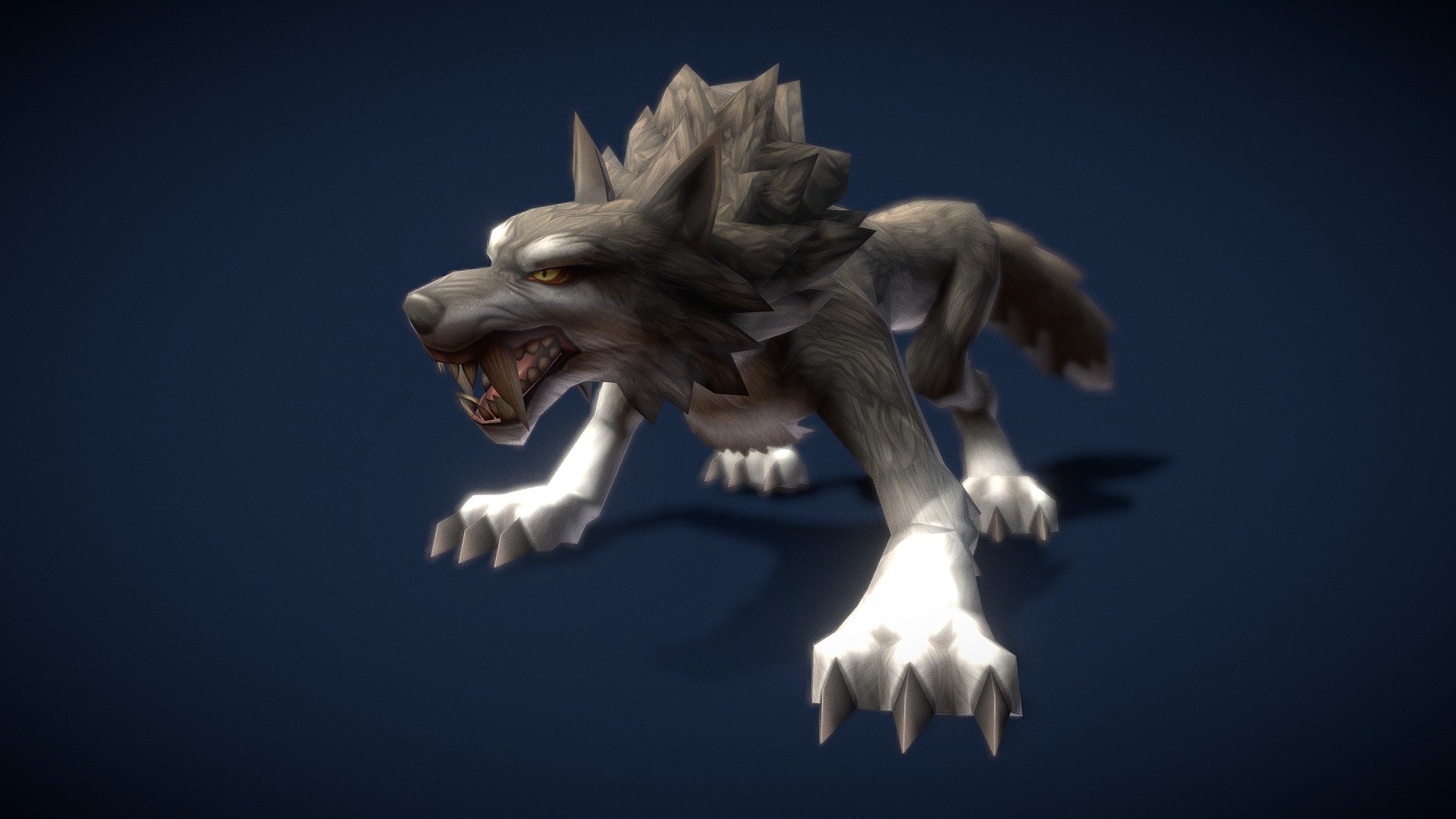 Casual RPG Monster - 26 Wolf - 3D model by jjstudio222 [9d86dc7 ...