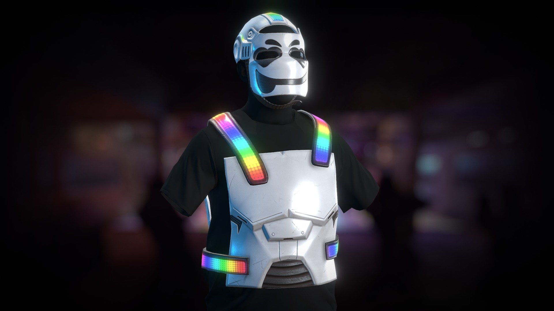 DJ Metal Armor - 3D model by Liam Moffitt (@divadan) [9d89e65] - Sketchfab