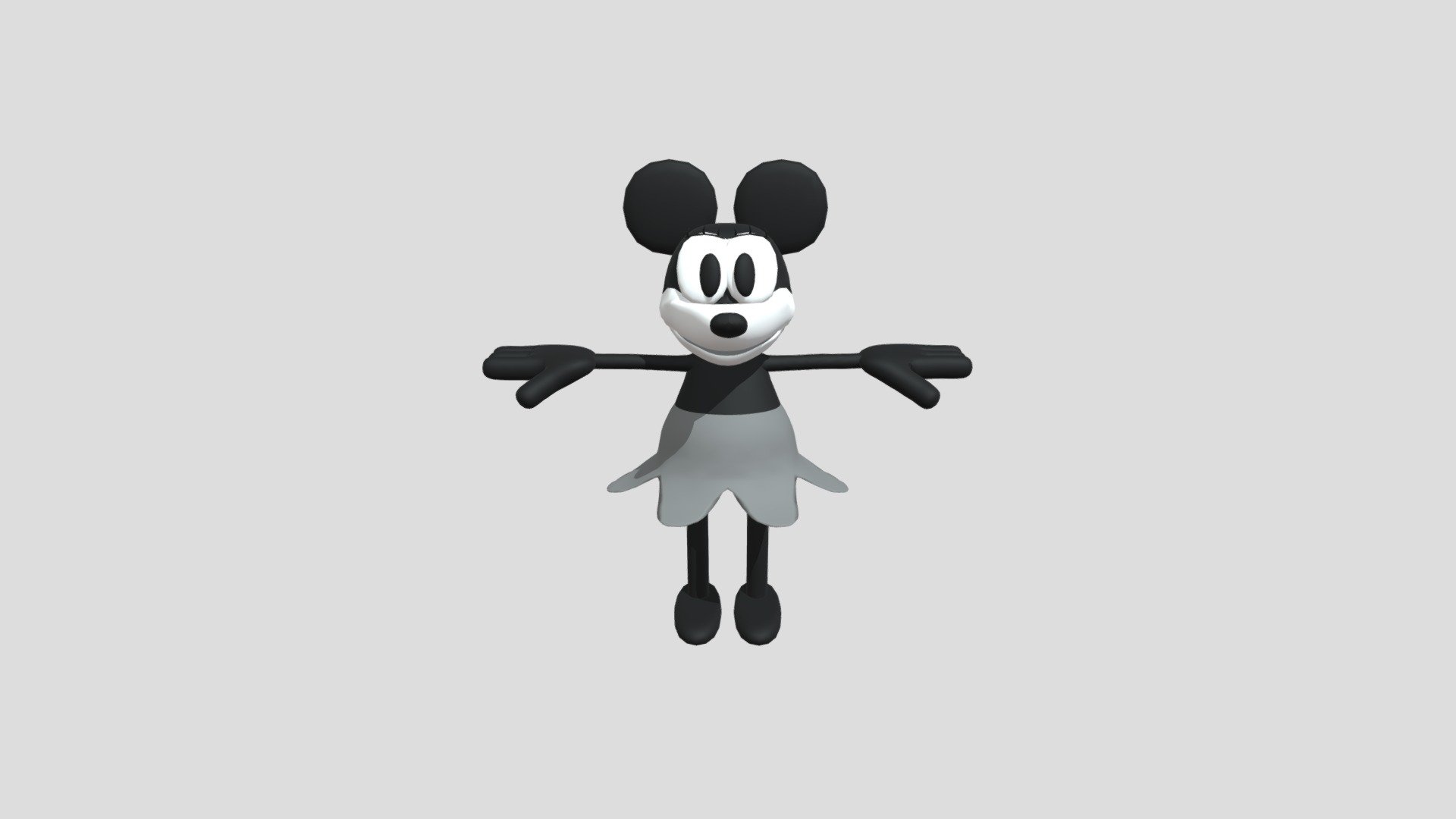 Minnie Mouse 1928 - Plane Crazy - - Download Free 3D model by M-Toon ...