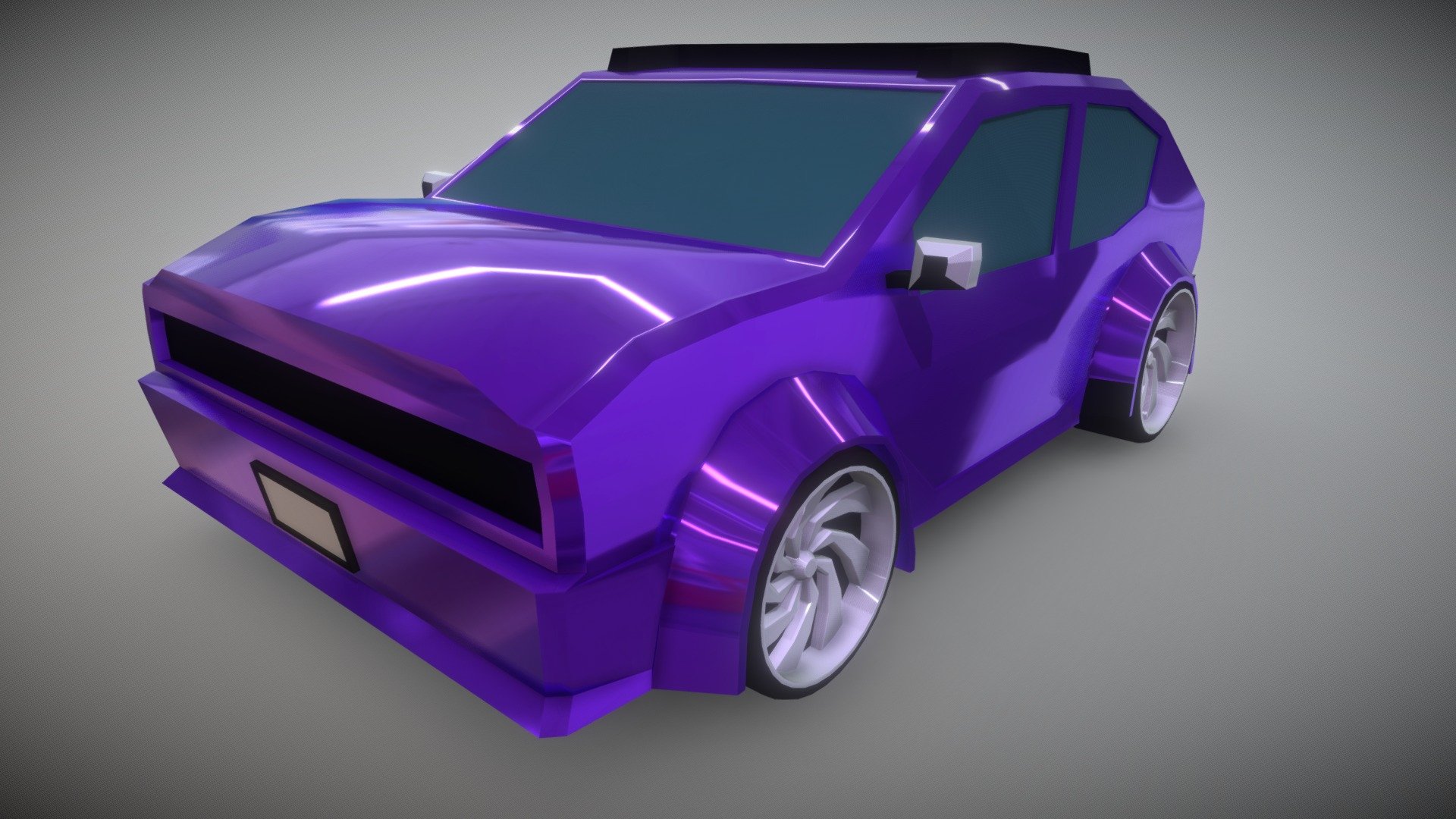 Low Poly Hatch Back - 3D model by Mytholaran [9d8ab6d] - Sketchfab