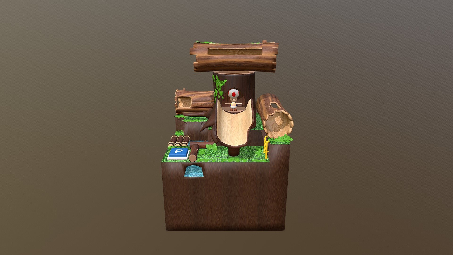 Diorama animació Captain Toad - 3D model by rsansaloni [9d8c75d ...