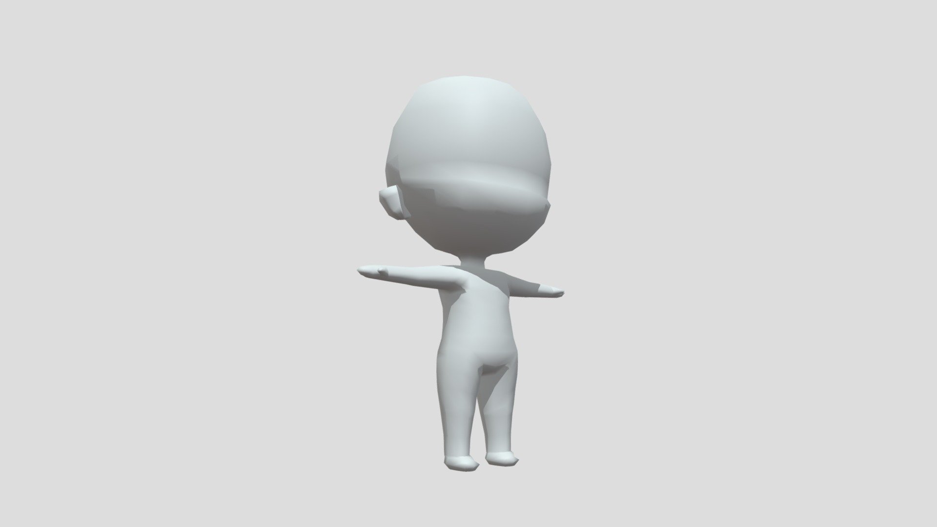 Simple Character Model - Download Free 3D model by BackToPixelOne ...