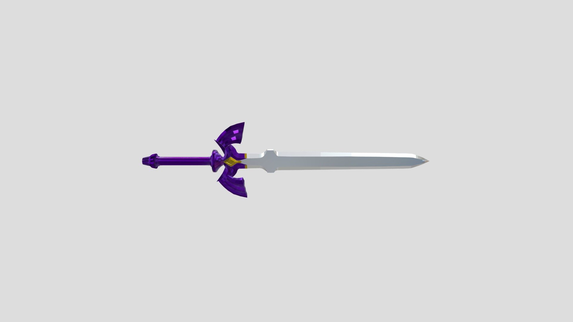 Master Sword, Legend of Zelda - 3D model by Michael Robinson (@mhr2964 ...
