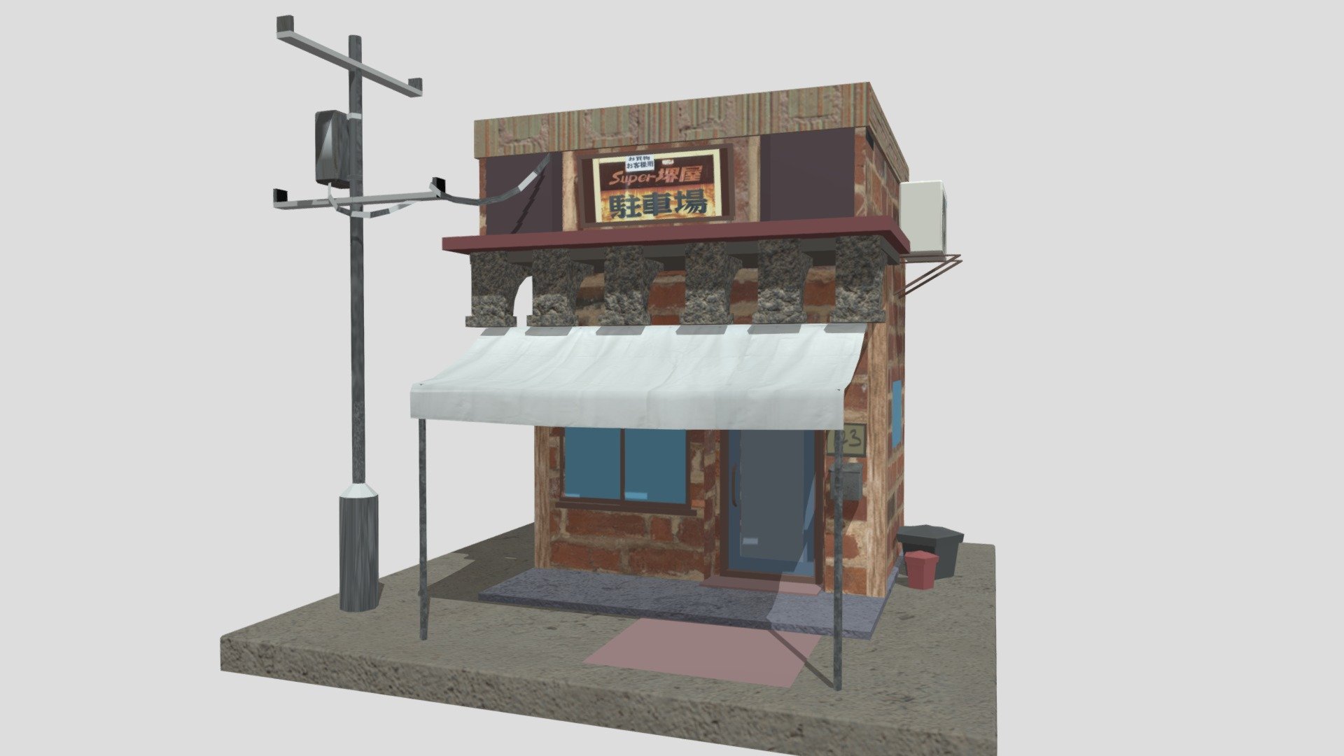 ShopHouse - Assignment 2 - 3D model by Jethro Mak (@jethromakk ...