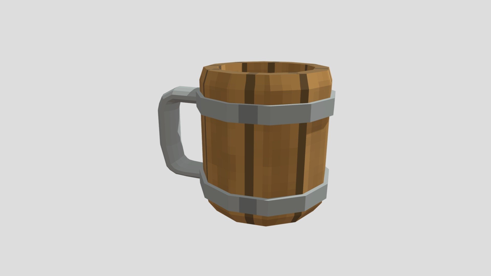 Low Poly Tankard - 3D model by Batmoderato [9d8e580] - Sketchfab