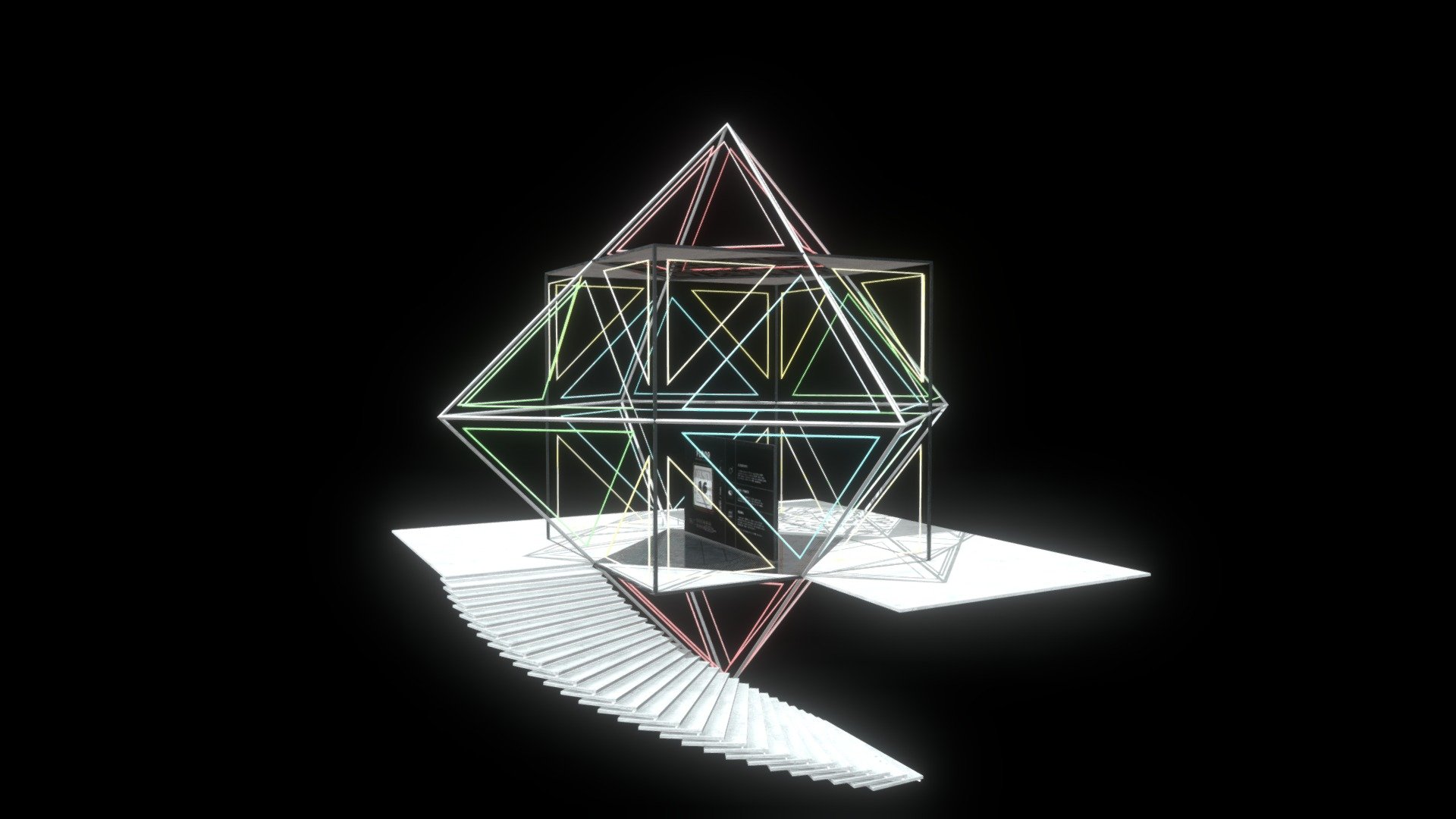 Untitledxyz booth - Download Free 3D model by m3org [9d8fd25] - Sketchfab
