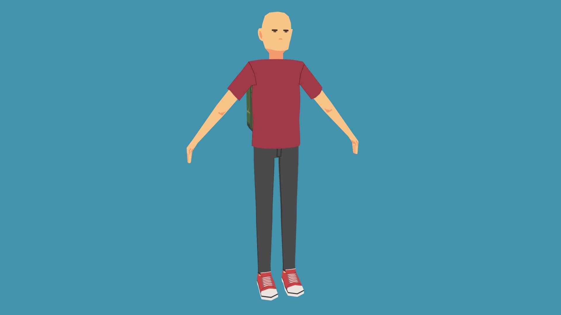 Pixel Human - 3D model by Guso [9d90253] - Sketchfab