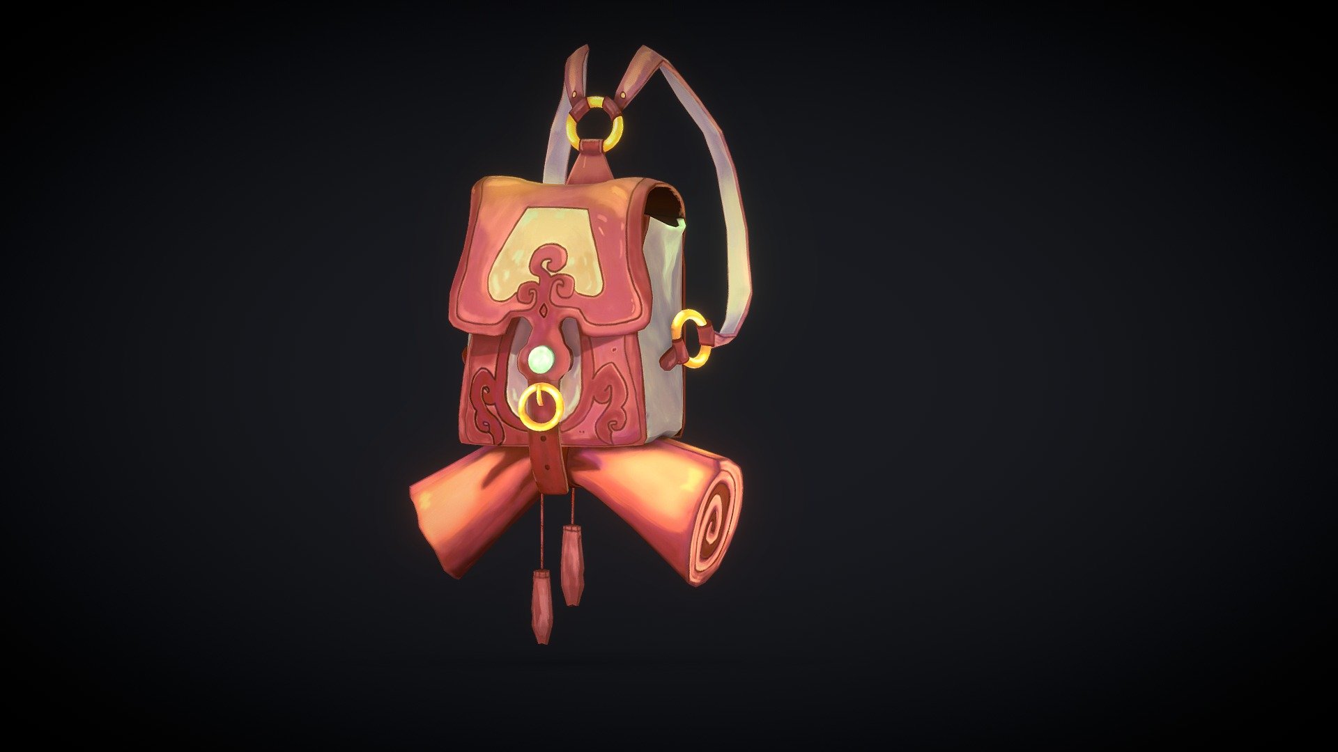 Bard's Props - Backpack - 3D model by Estefania (@estefvsz) [9d904b8 ...
