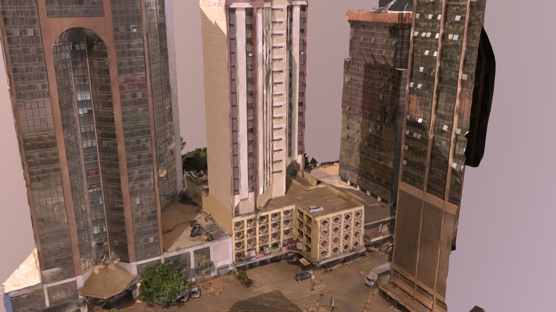 Nairobi Building 6 - 3D model by whatnick [9d92795] - Sketchfab