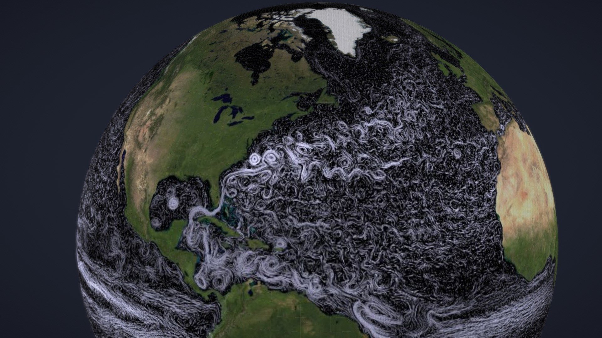 Swirling flows of the ocean - 3D model by C. Yamahata (@cyamahat ...