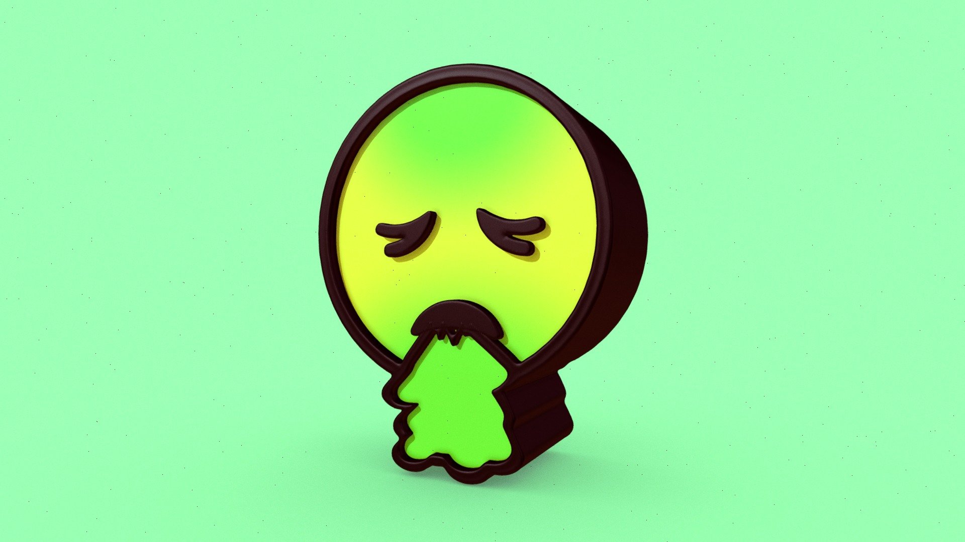 Puke Emoji - Buy Royalty Free 3D model by PARSONSARTS (@tomparsons ...