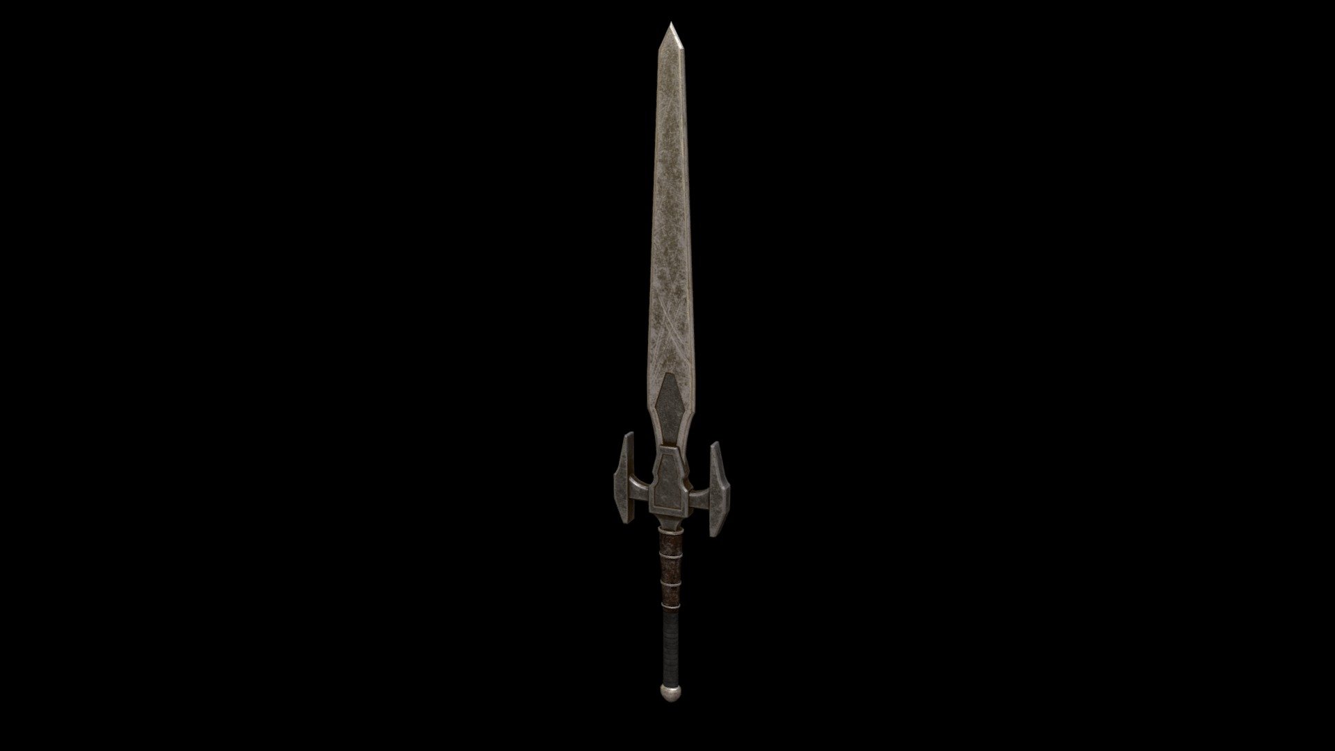 Battle Damaged Sword (Version 2) - Download Free 3D model by Bl4ckGh0st ...