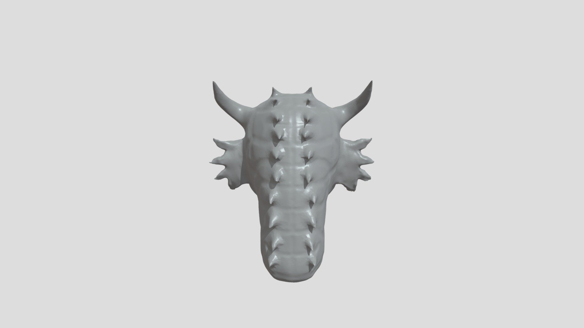 Dragon head (Highpoly) - Download Free 3D model by Adrian.D (@adrianld ...