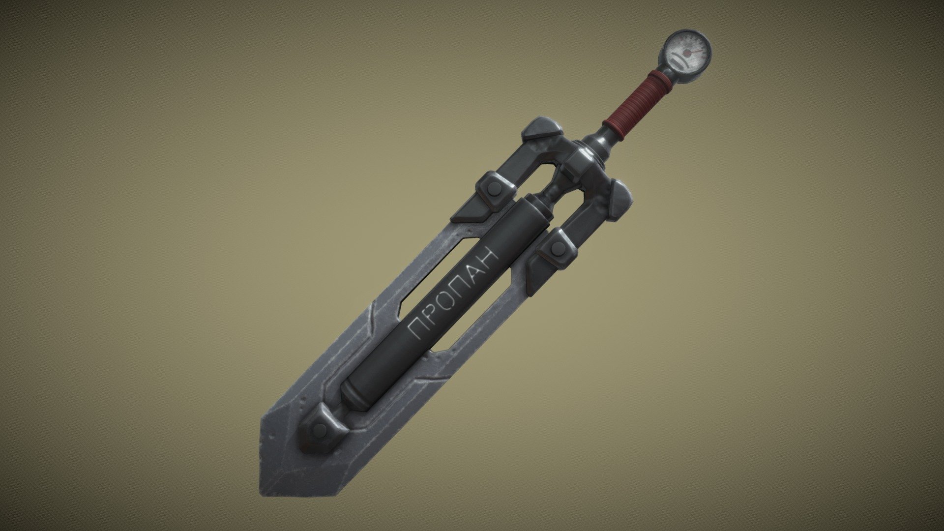 Propane Sword - 3D model by Dantir [9d9708b] - Sketchfab