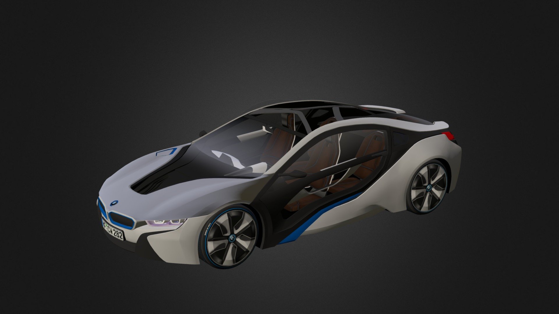BMW i8 - 3D model by Nam Nguyen (@namnguyen) [9d97490] - Sketchfab