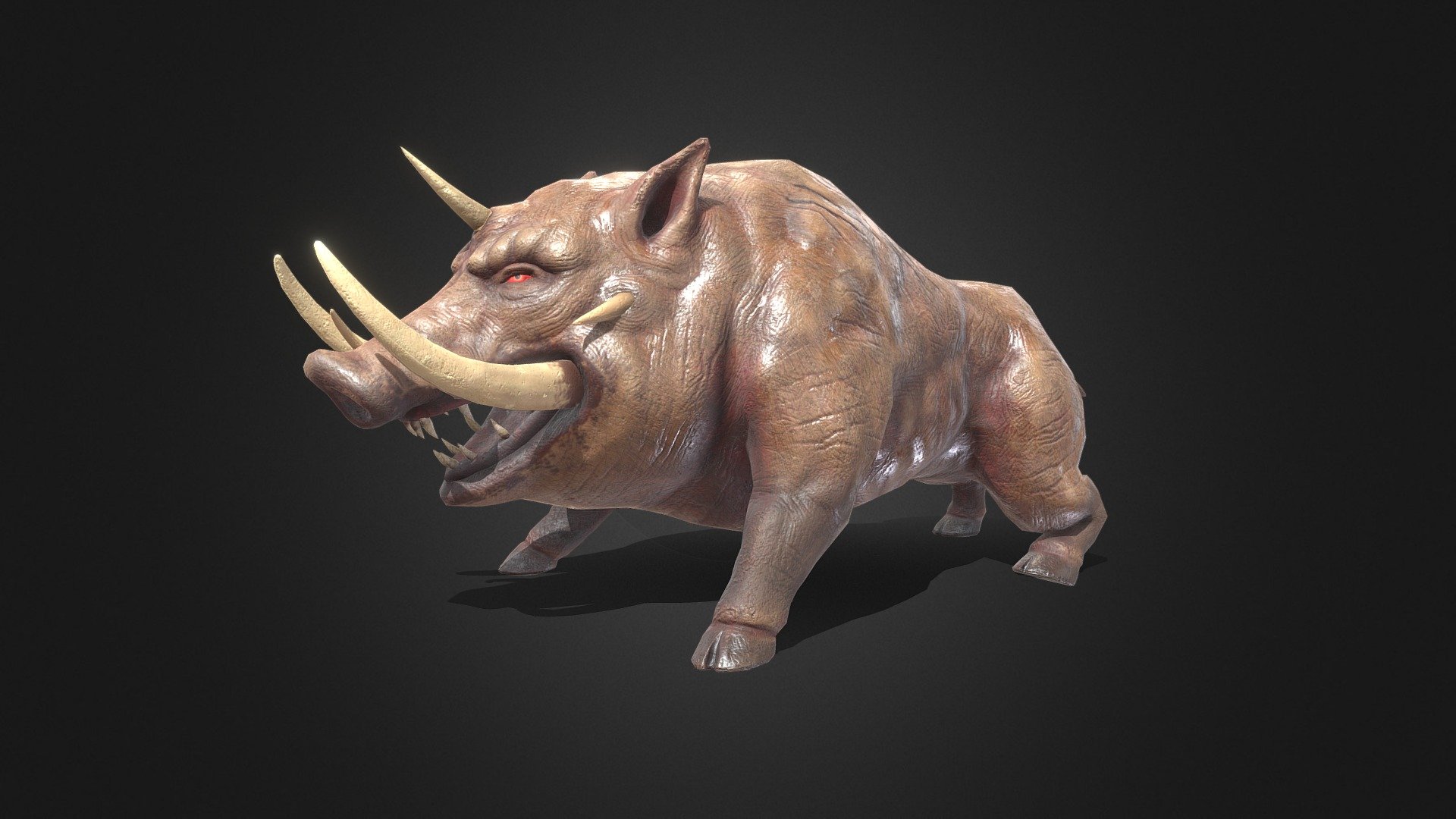 Fantasy Monster : Wildboar - Buy Royalty Free 3D model by HATOGAME ...