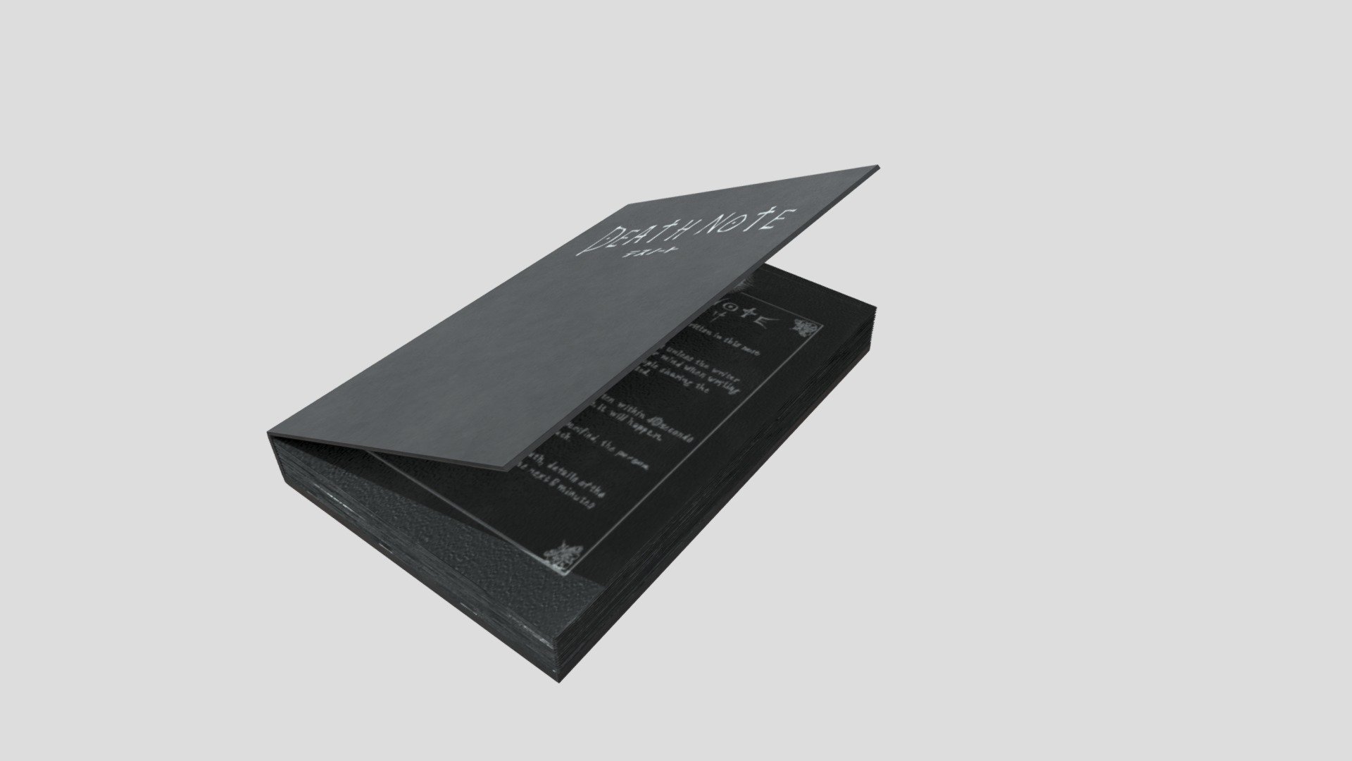 Death Note - Download Free 3D model by rengokukyojuro [9d98c78] - Sketchfab