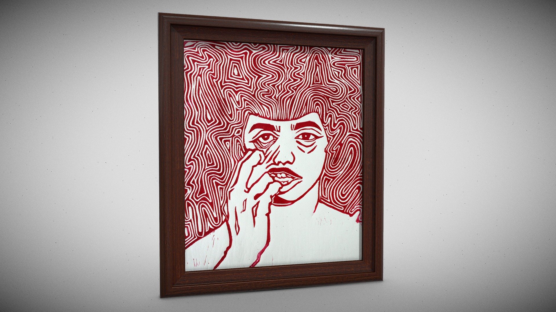 Pintura Headache - Download Free 3D model by Arte y Cultura UAZ (@arte ...
