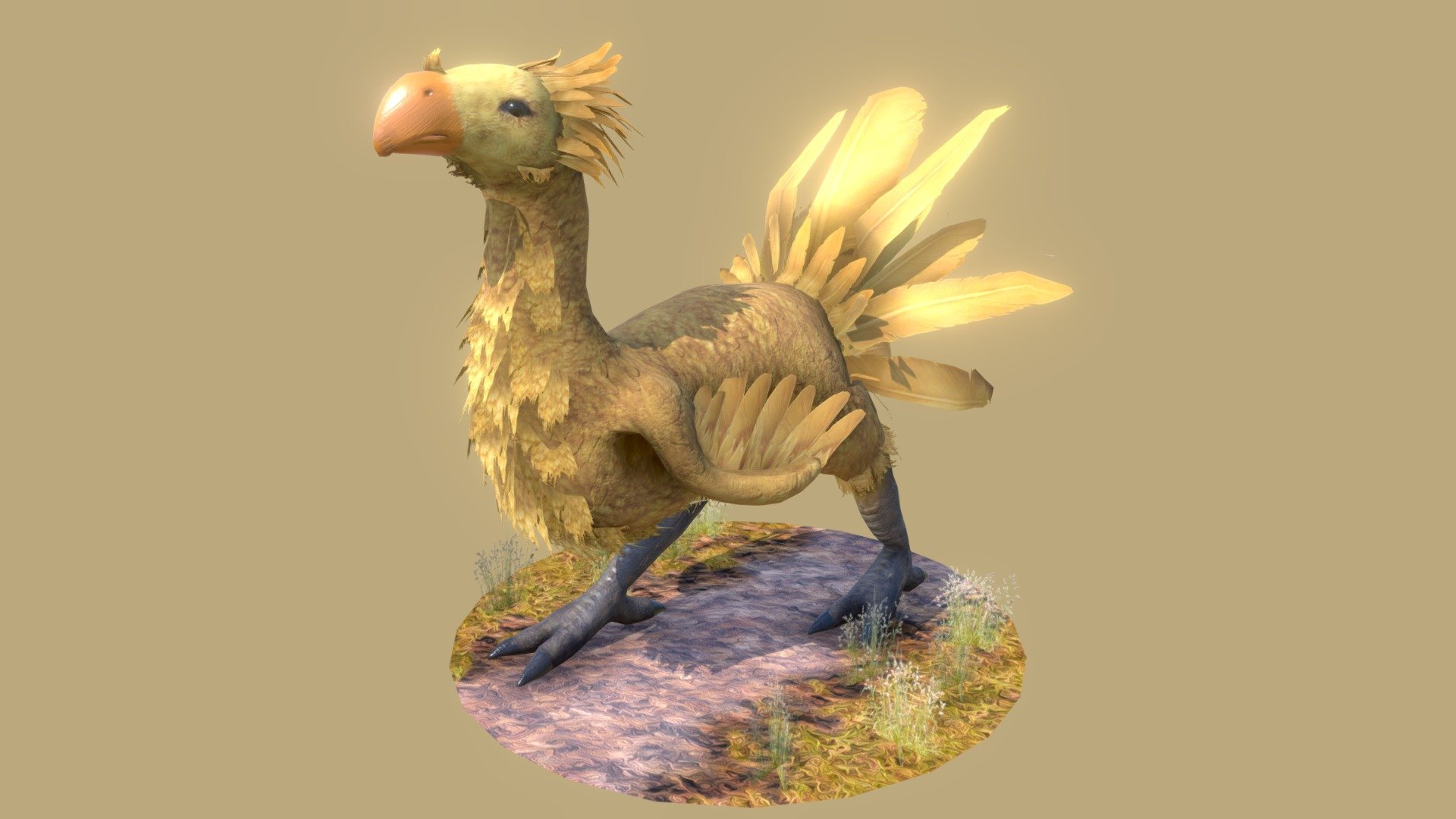 [2019] Chocobo - 3D model by Asparas [9d99d00] - Sketchfab