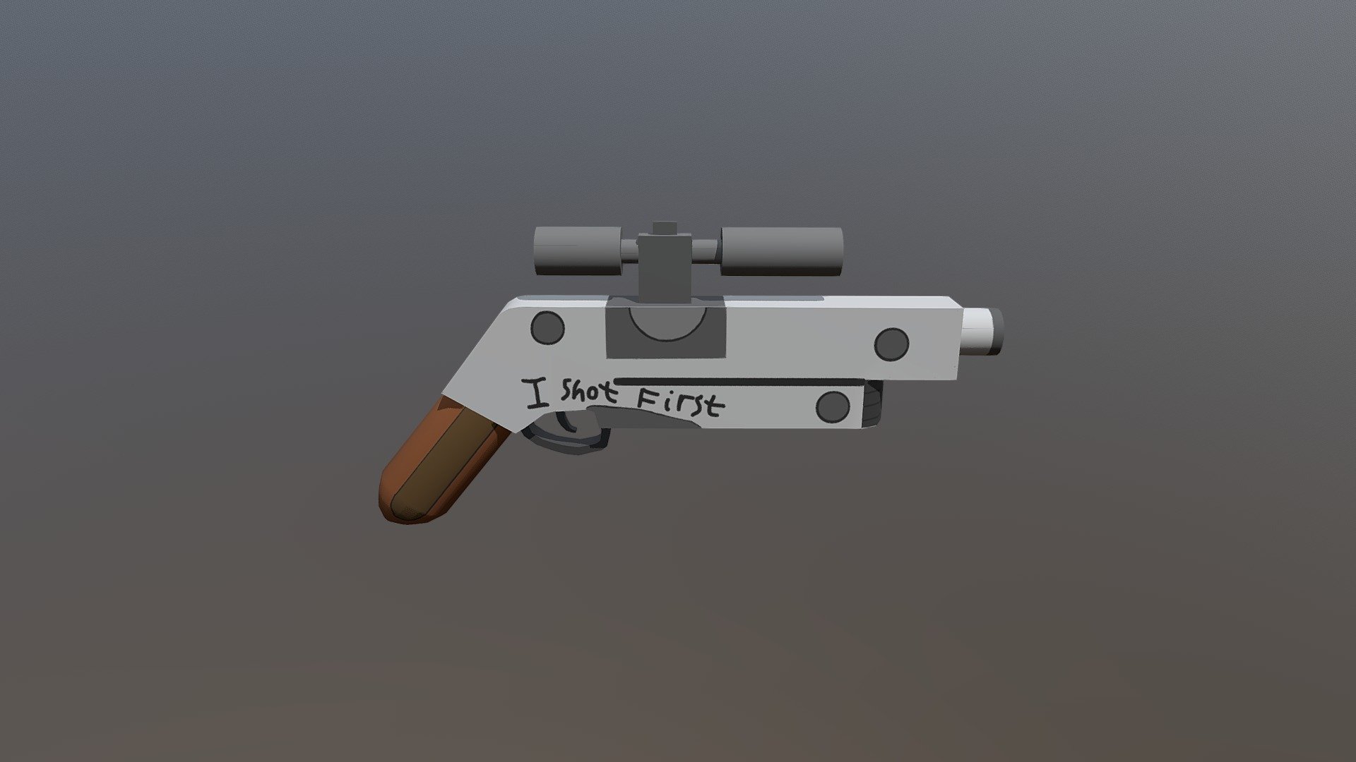 Blaster - 3D model by 580438 [9d9b075] - Sketchfab