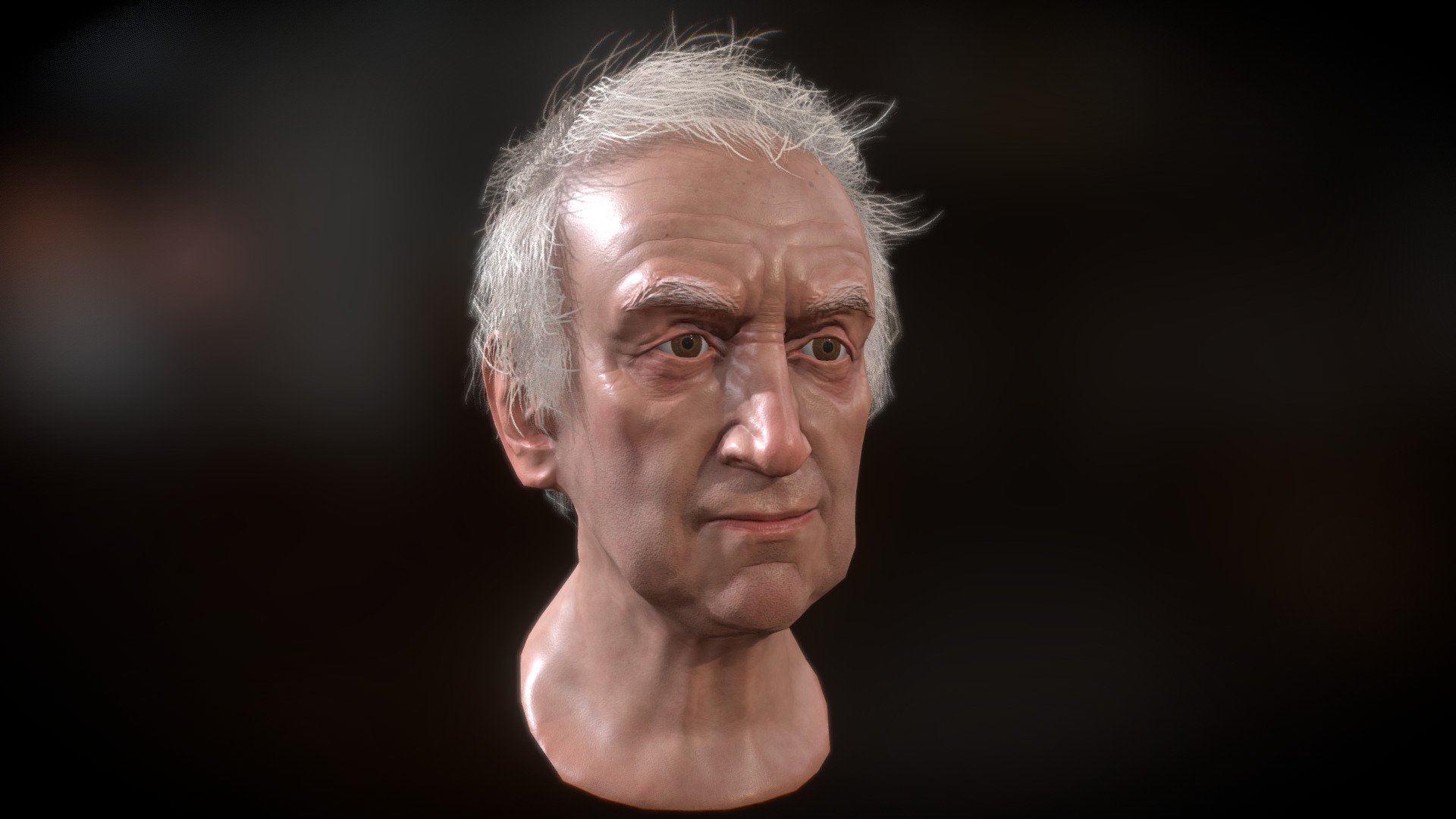 Low Poly Jonathan Pryce Head - 3D model by hubpiat [9d9b49e] - Sketchfab