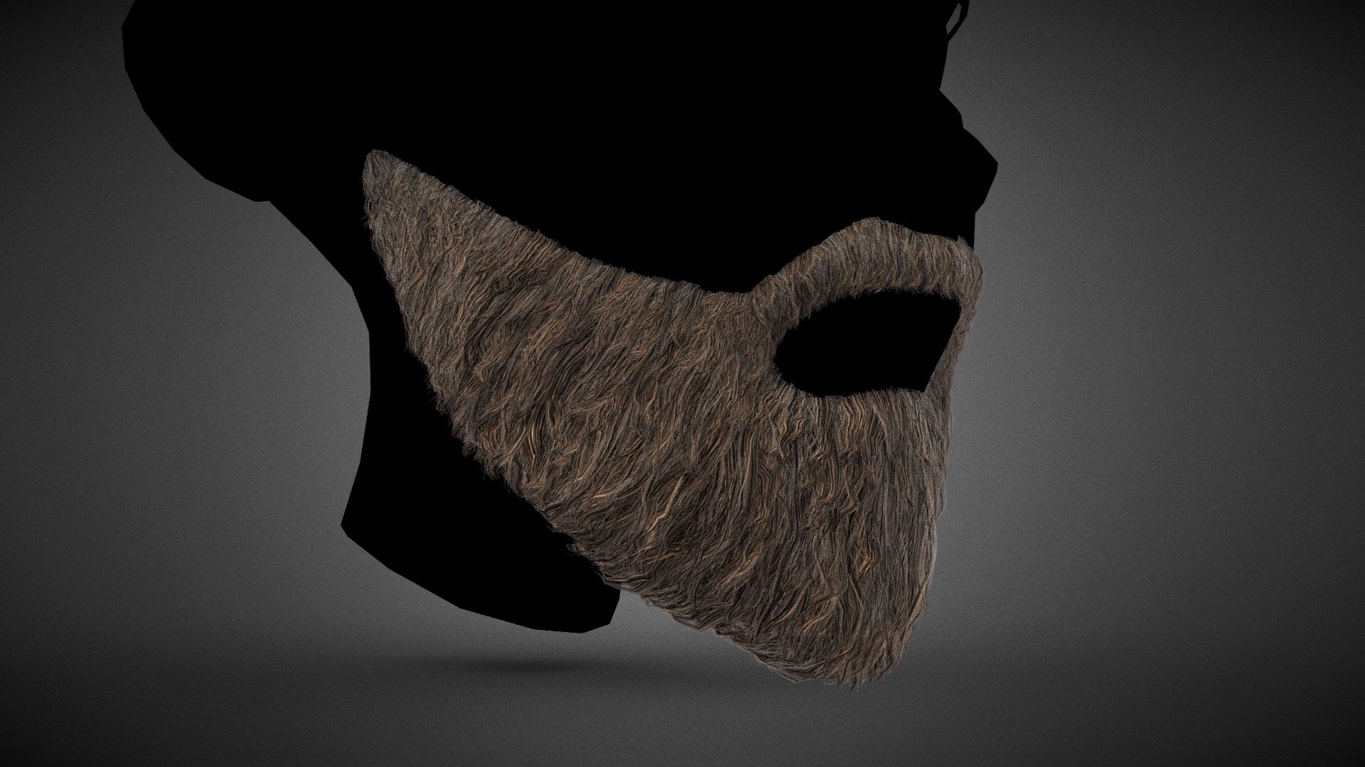 Facial Hair Cards Style 2 - Full Beard 2 - Buy Royalty Free 3D model by ...