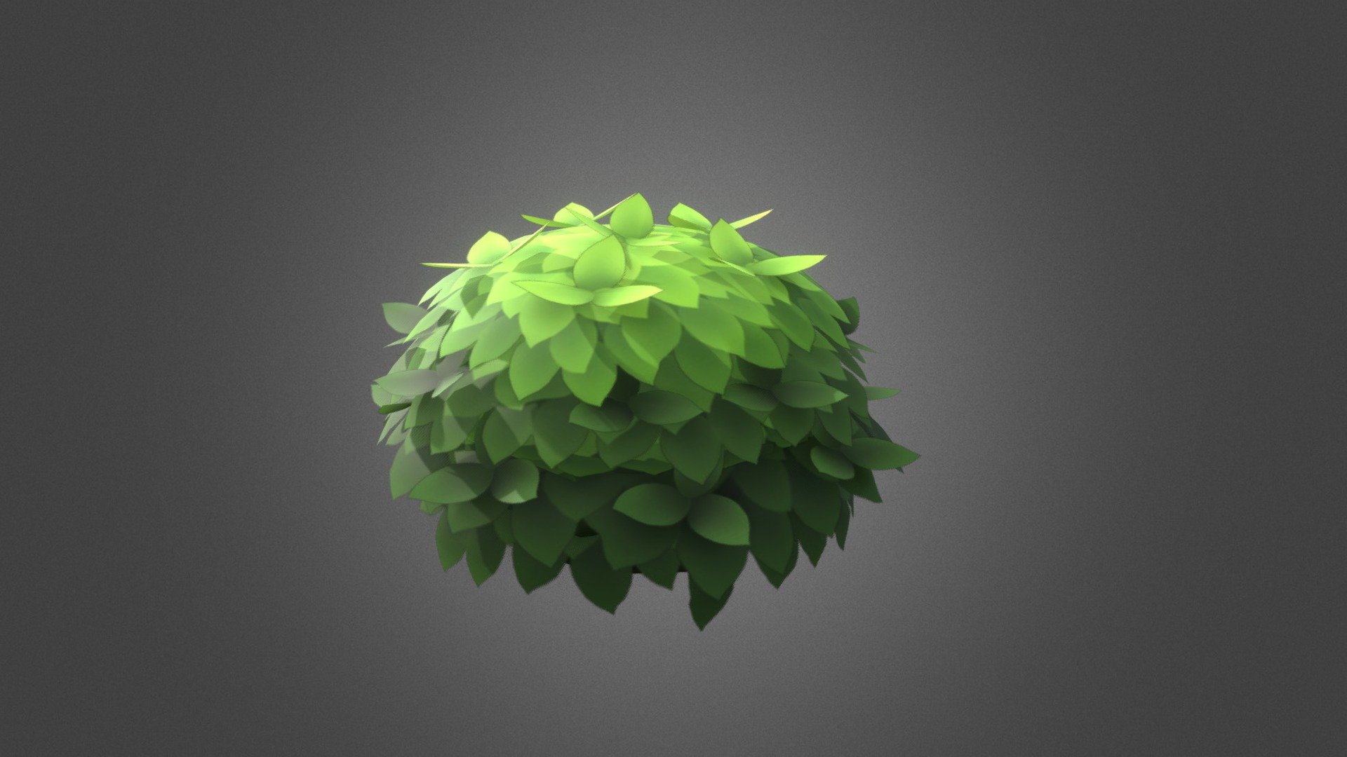 Stylized Bush - Download Free 3D model by Daniel (@danielpetrov ...