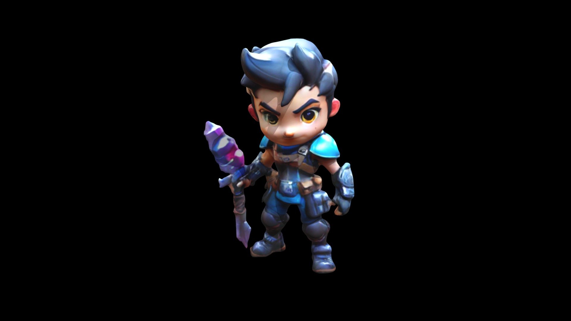 Character Rayne, a powerful warrior of the realm - Download Free 3D ...