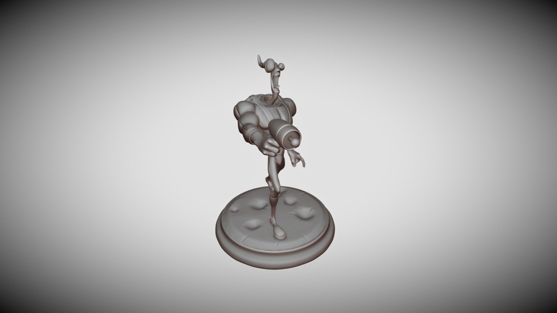 Worm Jim - 3D model by FUNGI studio (@fungistudio) [9d9f0e0] - Sketchfab