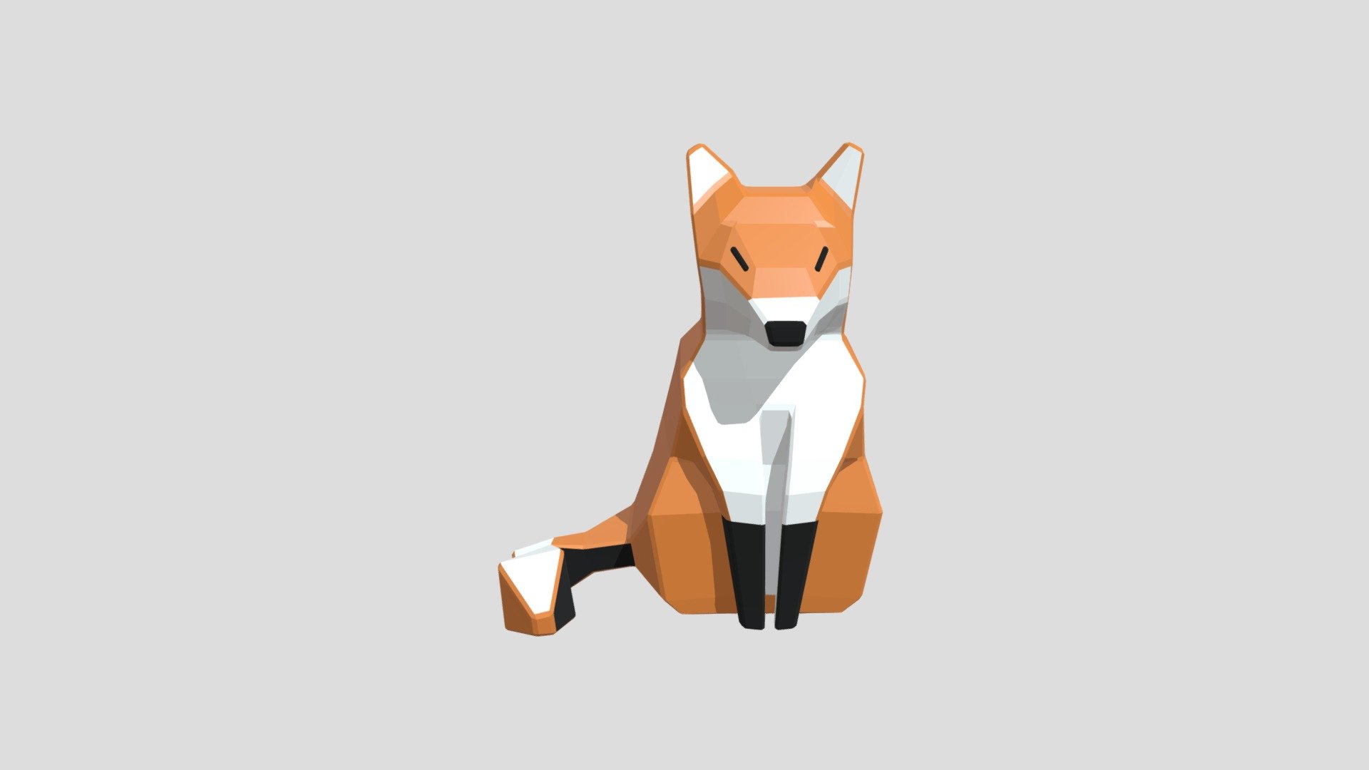 Animated Low Poly Fox - 3D model by dimsumprasetya [9da0274] - Sketchfab