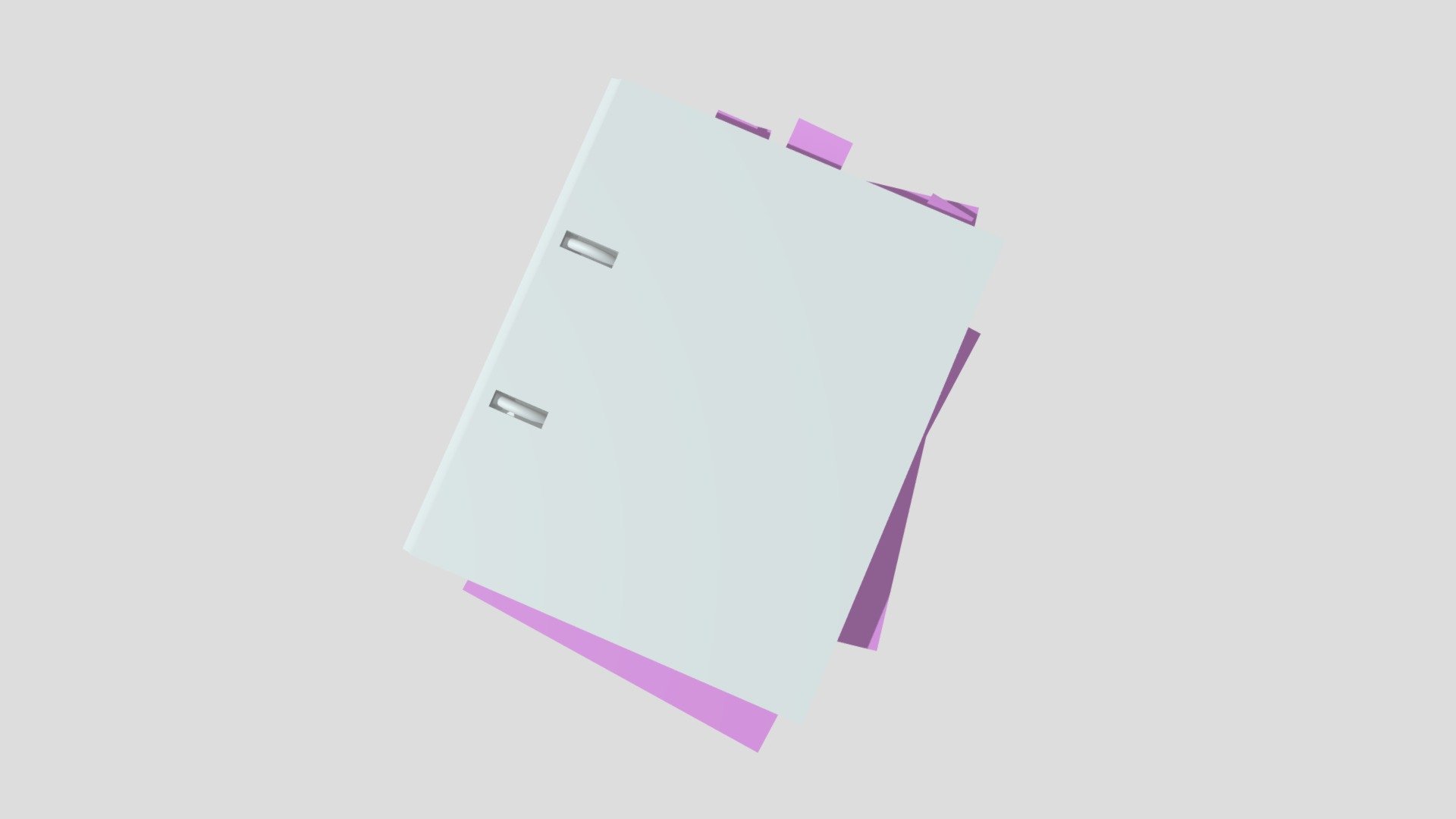 Messy Binder - 3D model by Laetitia (@laetitiagr54) [9da0727] - Sketchfab