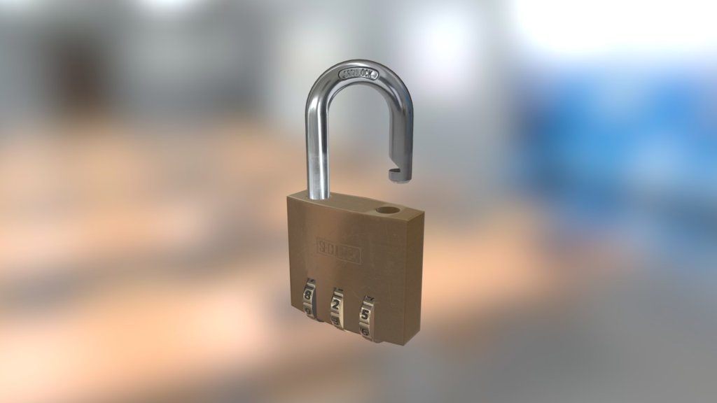 Padlock - 3D model by The Flying Devman (@theflyingdevman) [9da29fe ...