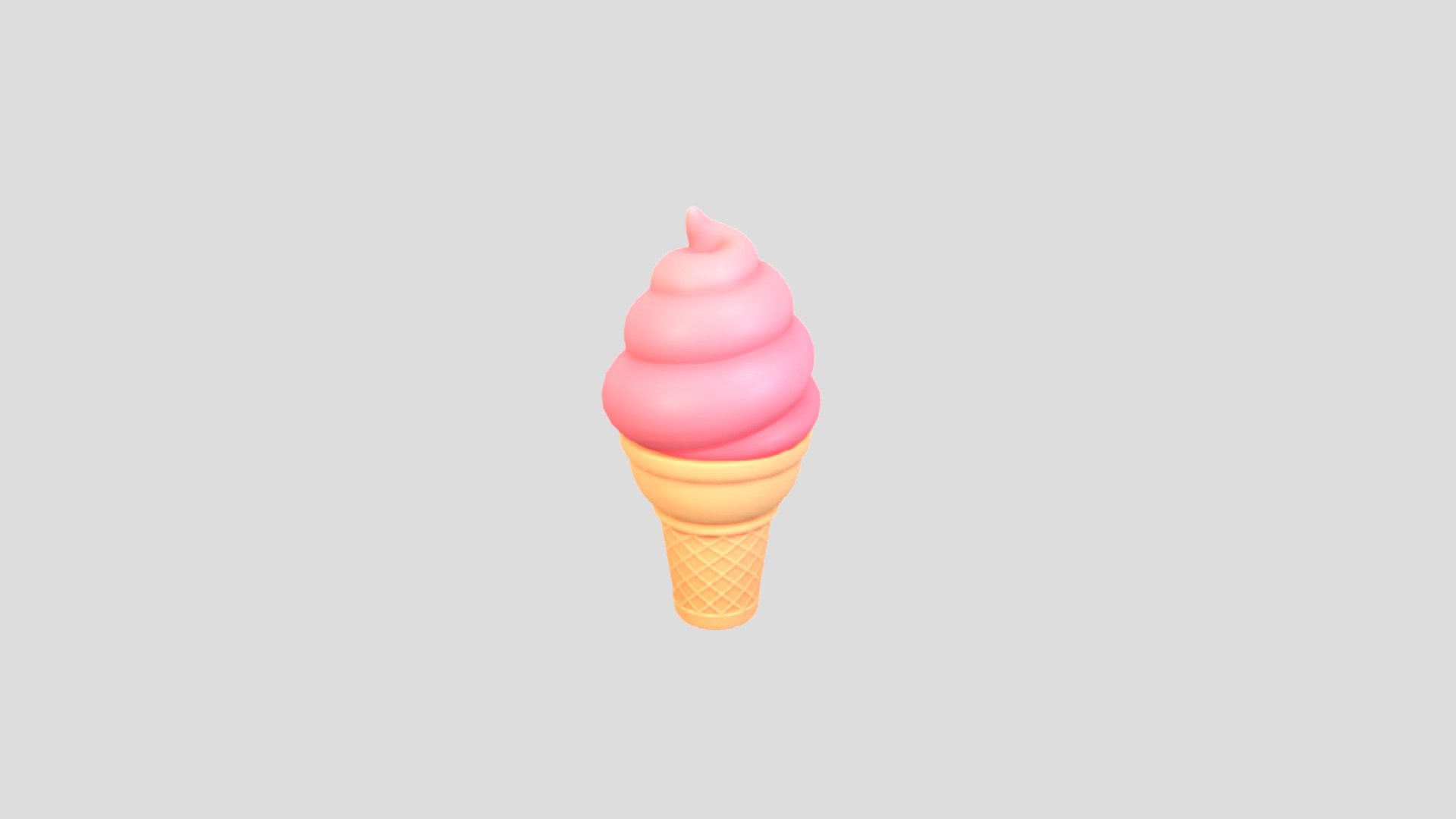 Cartoon Ice Cream - Buy Royalty Free 3D model by Cartoon Objects ...