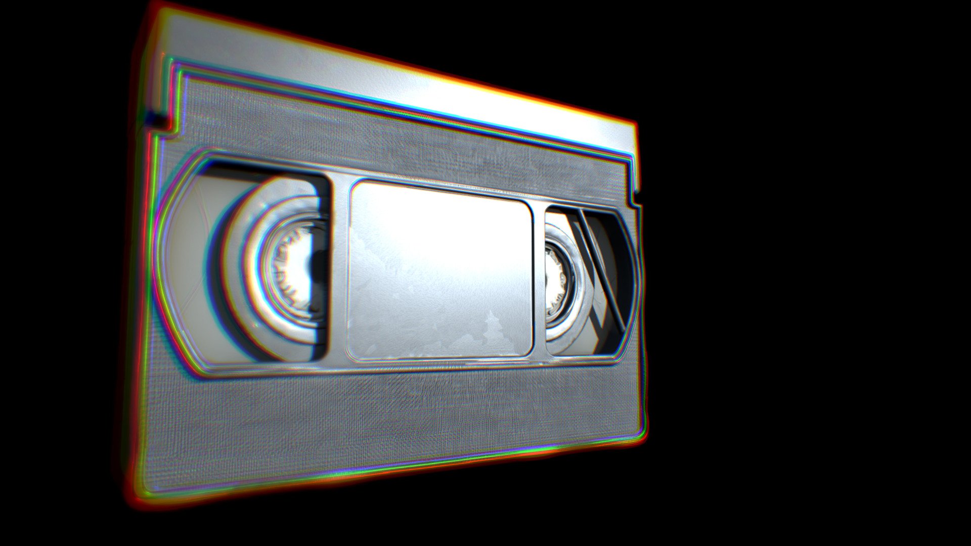 Vintage VHS-C Cassette Tape - 3D model by ARTEL_3D [9da39bd] - Sketchfab